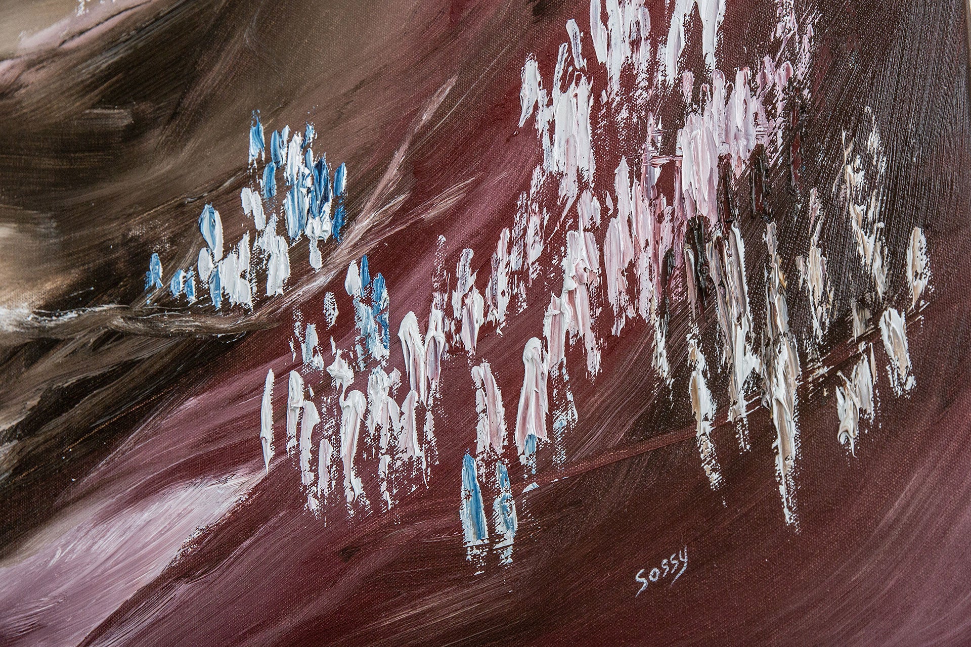 Sapphire Luchot in Mauve – sossyandcanvas